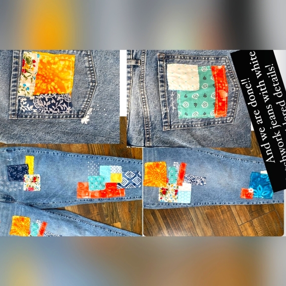Jeans | Patchwork Jeans | Poshmark